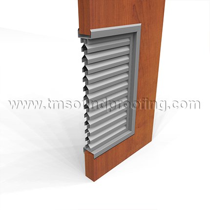 Vision Proof Acoustical Door Louver | Trademarksoundproofing.com