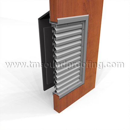 Vision Proof Acoustical Door Louver | Trademarksoundproofing.com