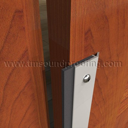 Surface Mounted Meeting Stile with Sponge Neoprene Seal for Single ...