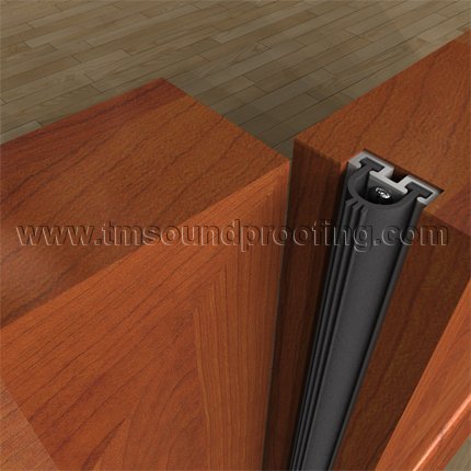 Mortised Soundproofing Astragal for Gaps between Double Active Doors ...